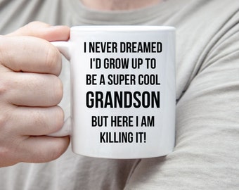 World's Best Grandson Mug-funny Grandson Gift-grandson Coffee Mug ...