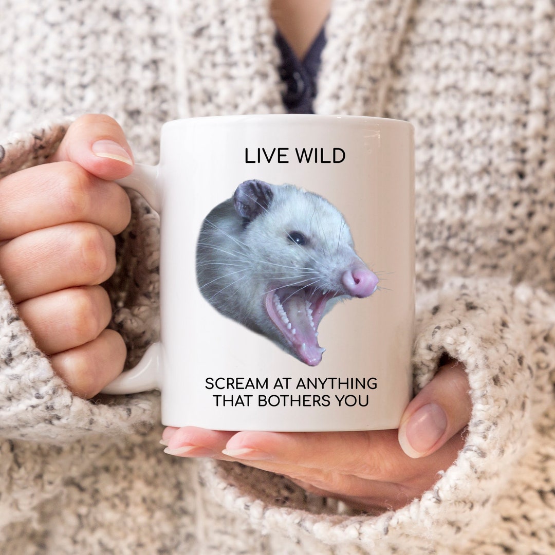 Possum Mug Opossum Mug Possum Print Possum Gift Possum Cup Opossum Cup ...