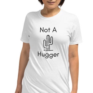 Not A Hugger Shirt, I Am Not A Hugger, Gift for BFF, Cute Introvert ...