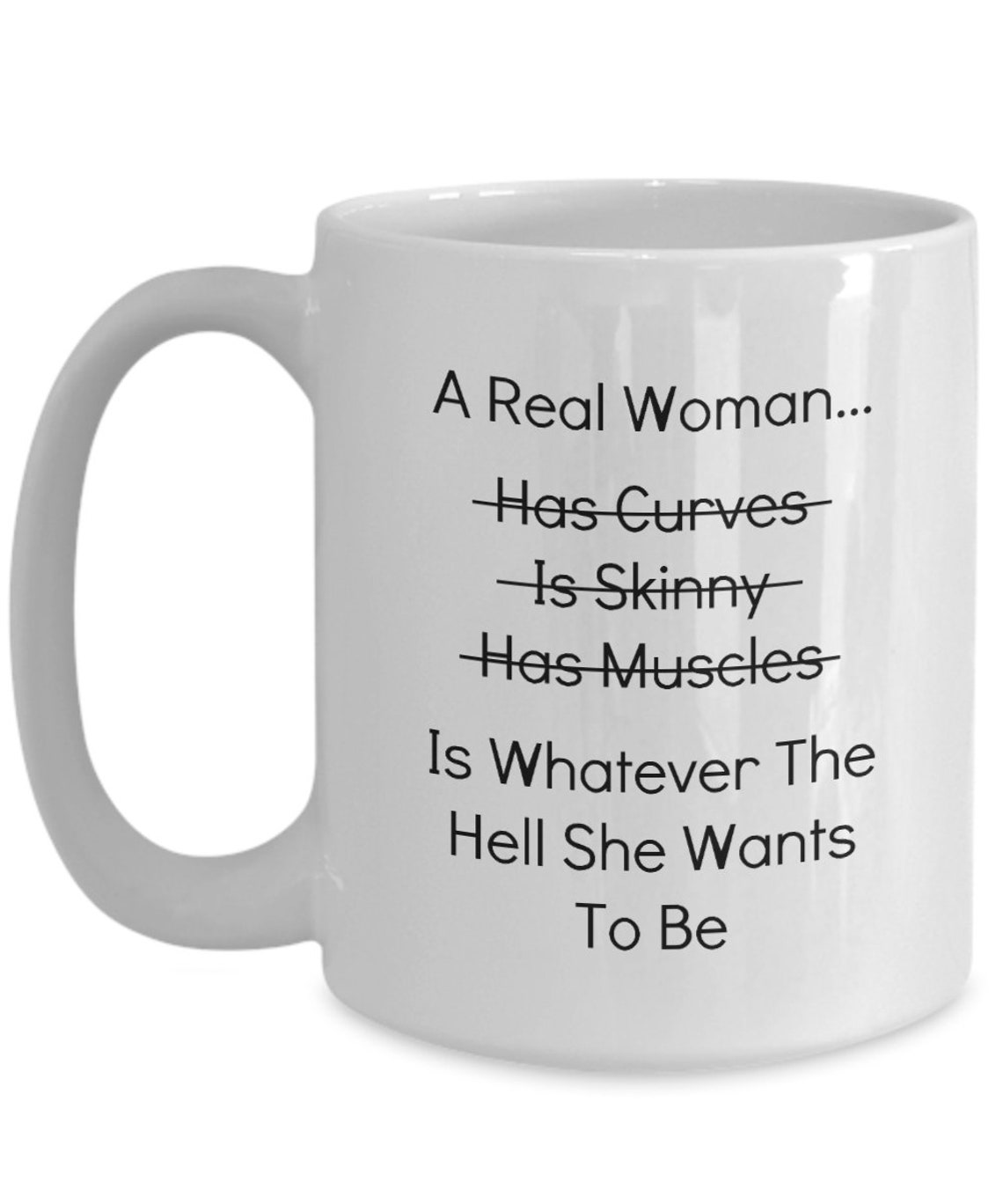 Body Positive Mug Body Positive Feminist Mug Gift for | Etsy