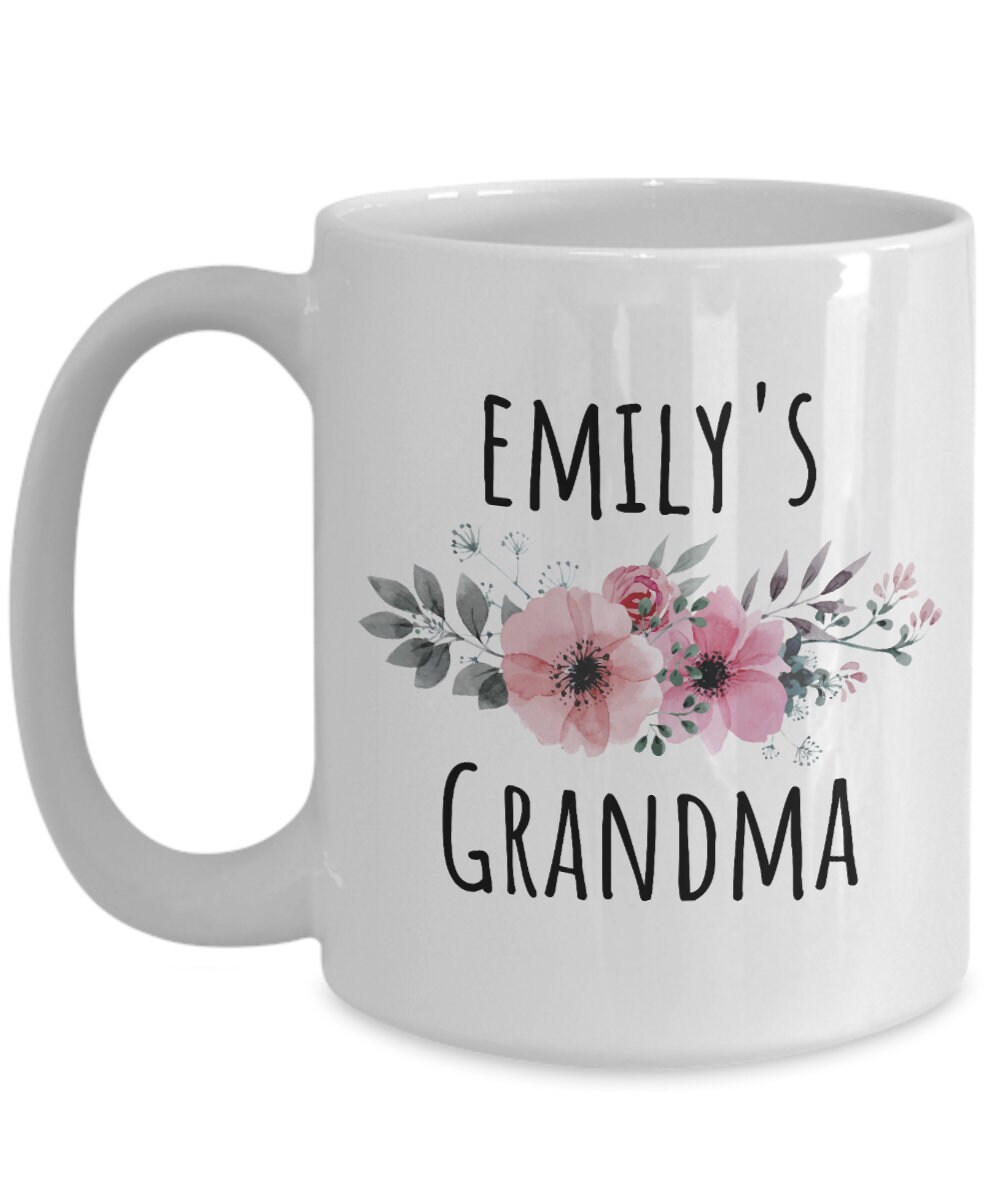 Custom Grandma Mug Custom Grandma Gift Personalized Grandma - Etsy