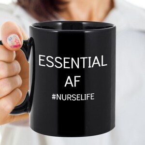 Essential Worker, Essential Employee Mug, Essential AF Coffee Mug ...