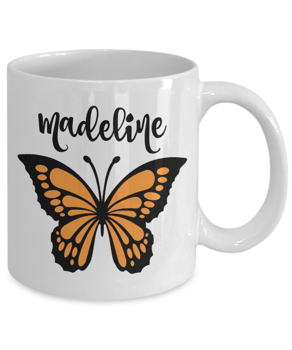 Personalized Butterfly Mug Personalized Gift Butterfly Cup | Etsy
