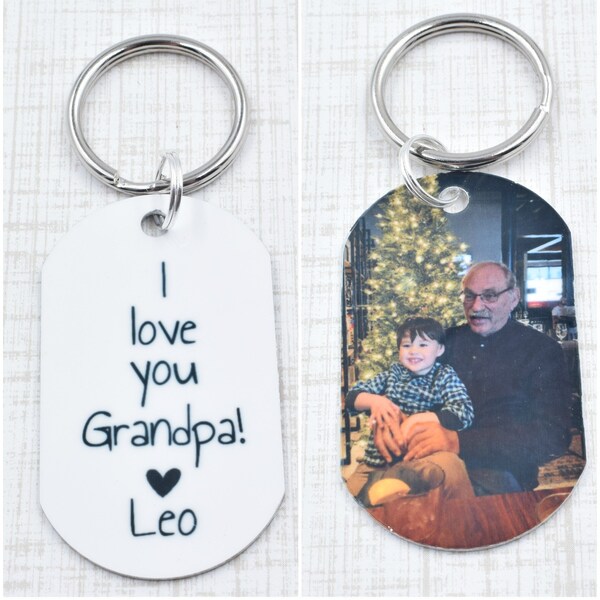 Keychain for Grandpa - Etsy
