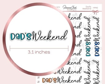 Dad Planner Stickers - Etsy