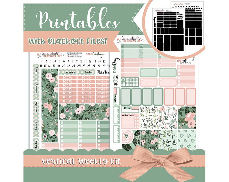 PRINTABLE Planner Stickers Stickers for Erin Condren - Etsy