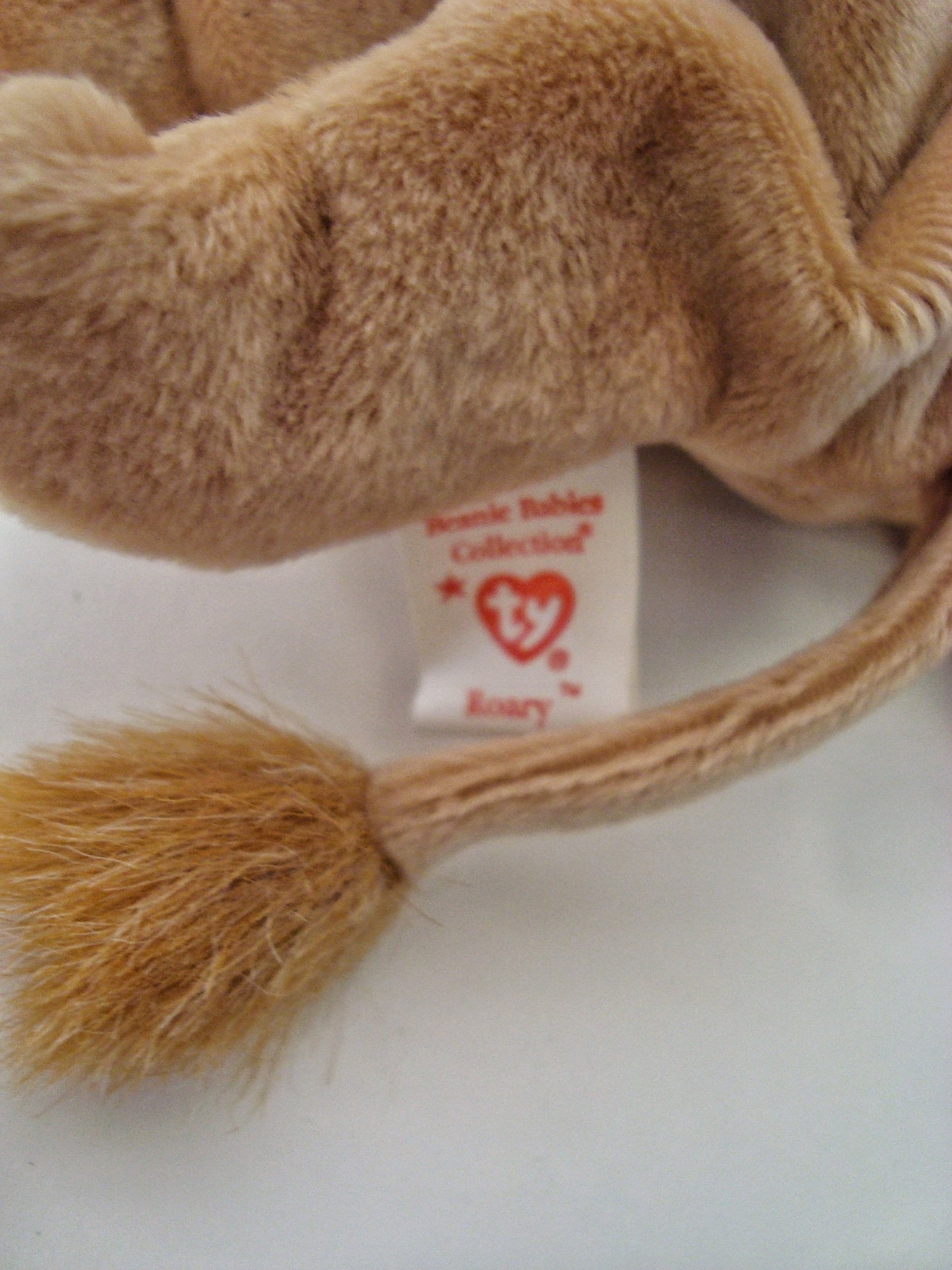 Ty Roary Beanie Baby, Roary Lion Beanie Baby, Retired 1996 Collectible ...