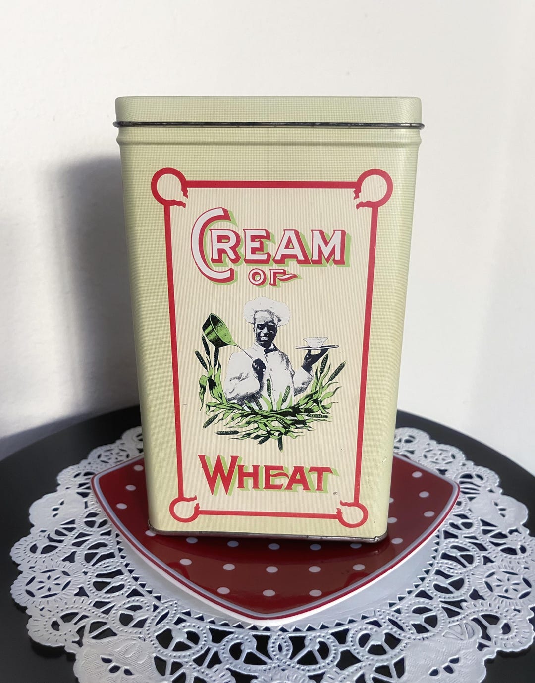 Vintage Cream of Wheat Tin Container, 1984 Cream of Wheat Commemorative ...