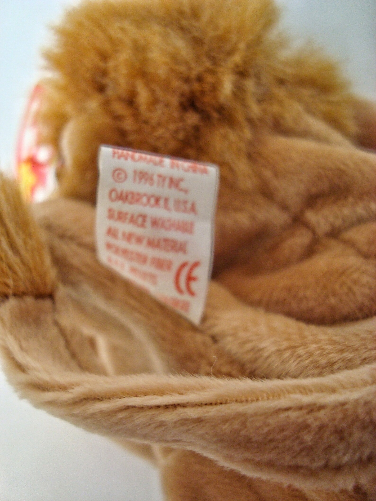 Ty Roary Beanie Baby, Roary Lion Beanie Baby, Retired 1996 Collectible ...