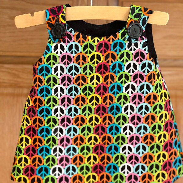 Peace Sign Dress - Etsy