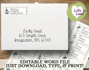 Printable Address Label - Etsy