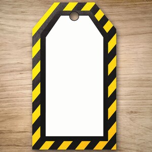 Construction Party Favor Tags - Etsy