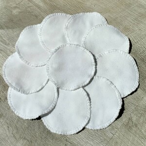 Reusable Cotton Rounds in a Mini Mason Jar - 10 Washable Rounds ...