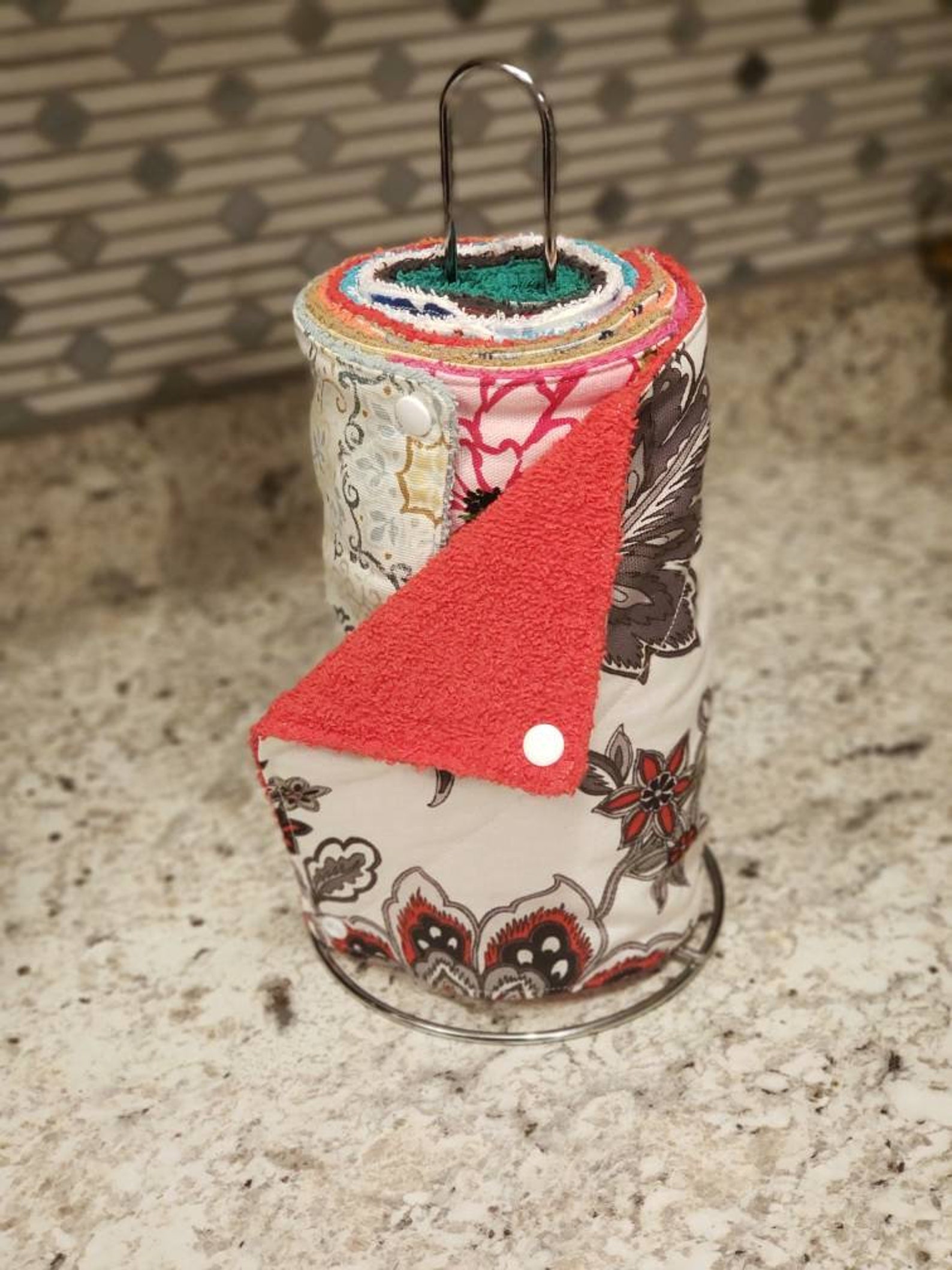 Reusable Paper Towels // Mystery Eclectic Mixed Colors // Eco - Etsy