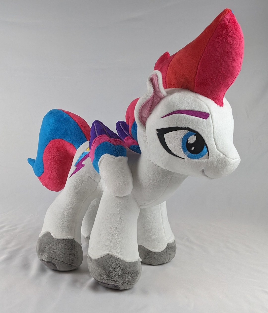 Zipp Storm MLP Inspired Plushie - Etsy
