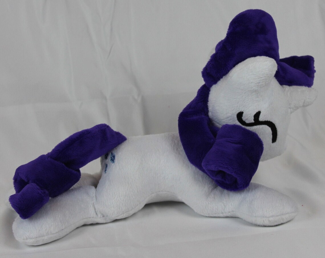 Rarity MLP Inspired Floppy Plushie | Etsy