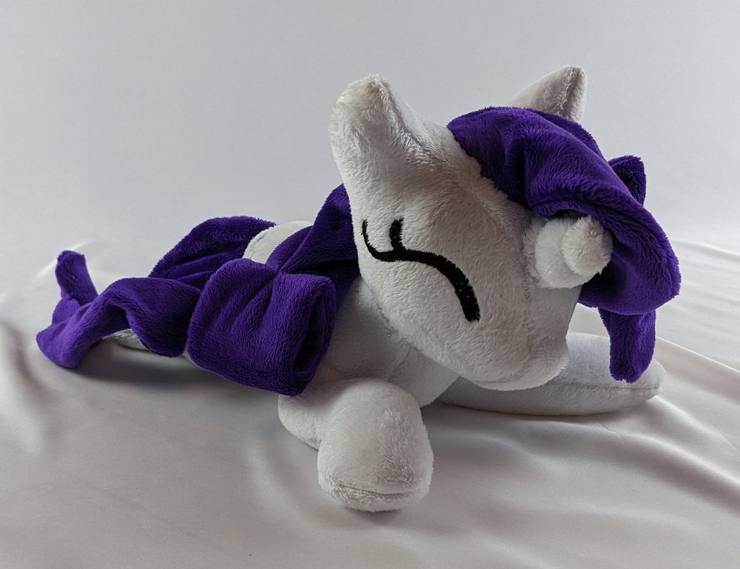 Rarity MLP Inspired Floppy Plushie - Etsy