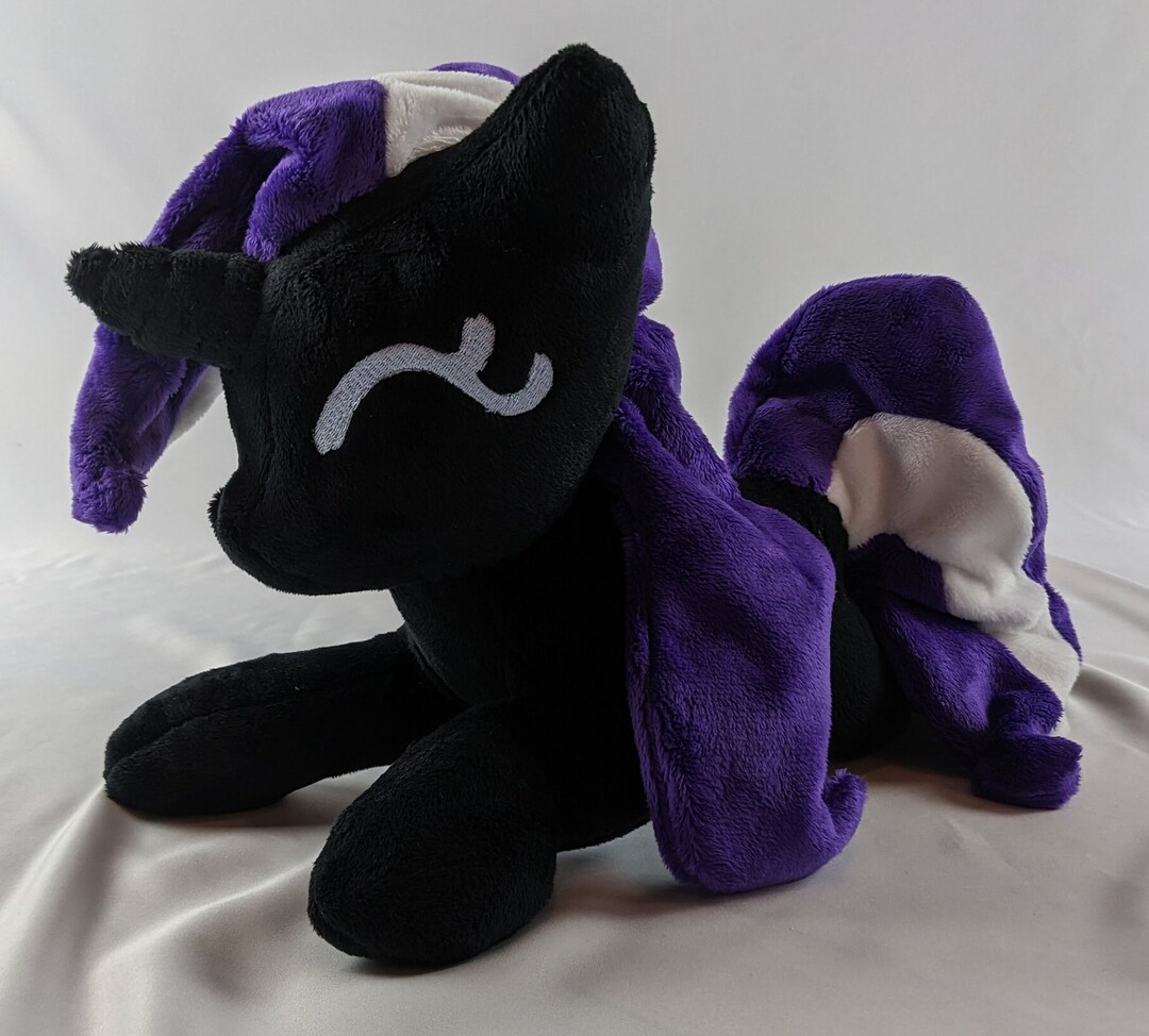 Nightmare Rarity MLP Inspired Floppy Plushie - Etsy