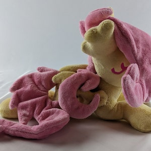 Flutterbat MLP Inspired Floppy Plushie - Etsy