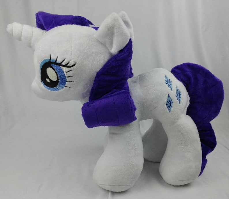 Rarity MLP Inspired Plushie - Etsy