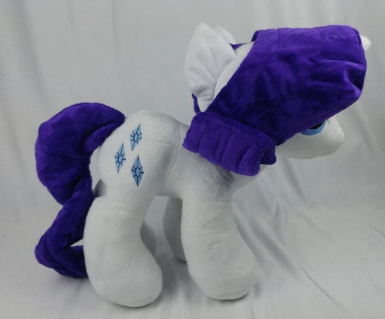 Rarity MLP Inspired Plushie - Etsy