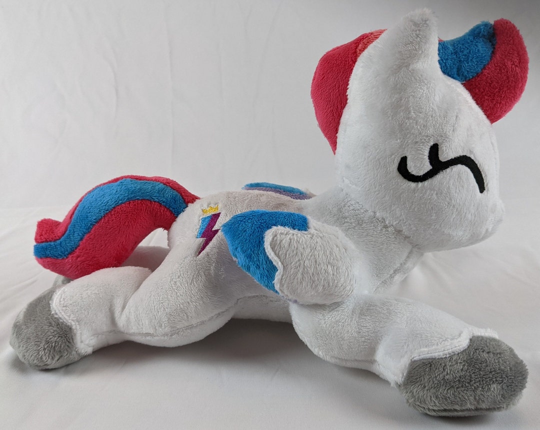 Zipp Storm MLP Inspired Floppy Plushie - Etsy