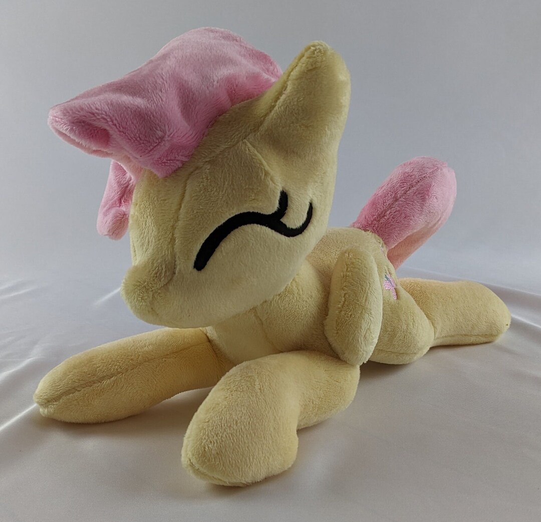 Fluttershy MLP Inspired Floppy Plushie - Etsy