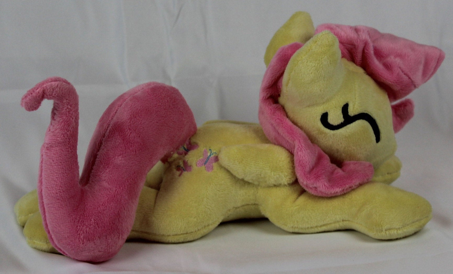 Fluttershy MLP Inspired Floppy Plushie - Etsy