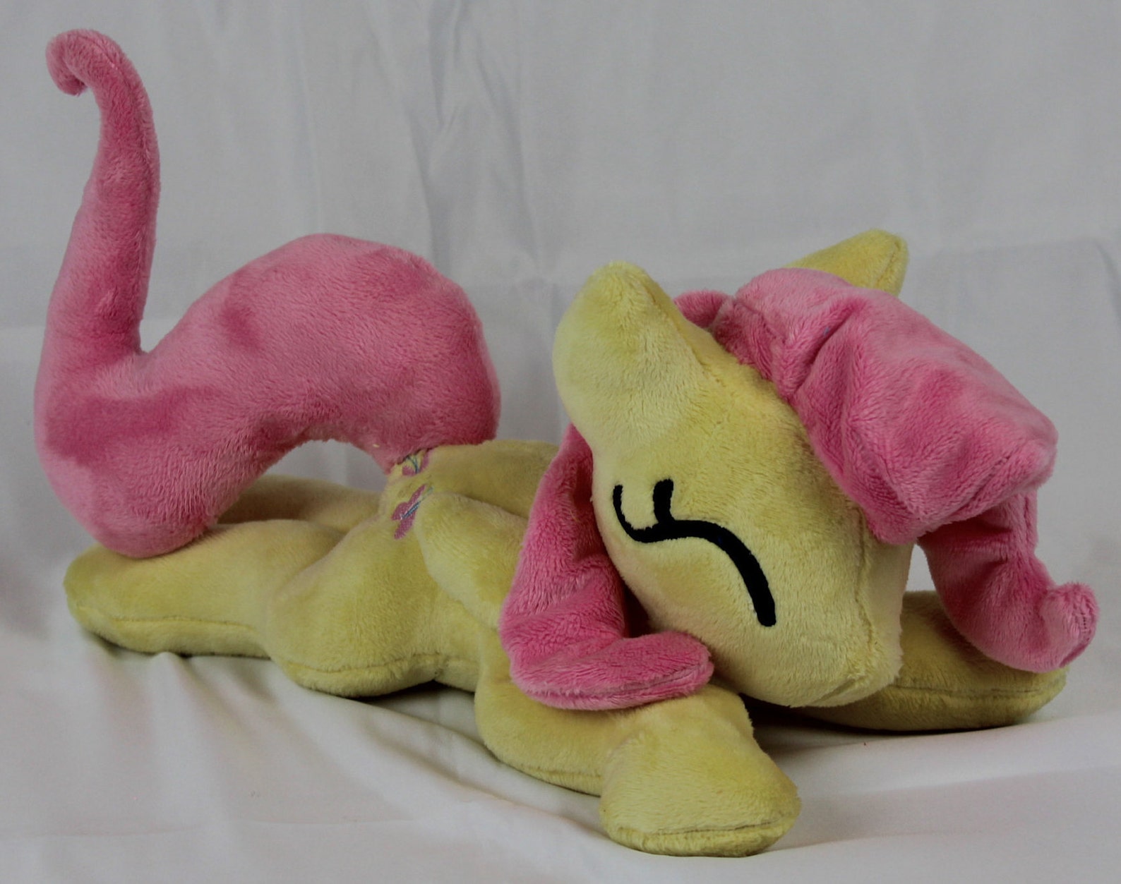Fluttershy MLP Inspired Floppy Plushie | Etsy
