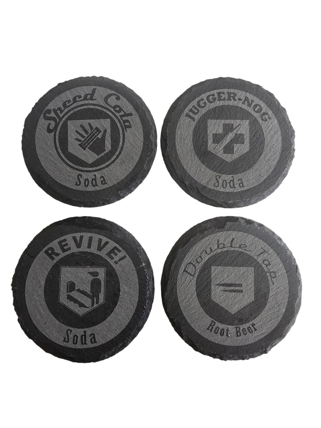 COD Zombies Perk A Cola Laser Engraved Slate Coasters - 4 Pack - Etsy
