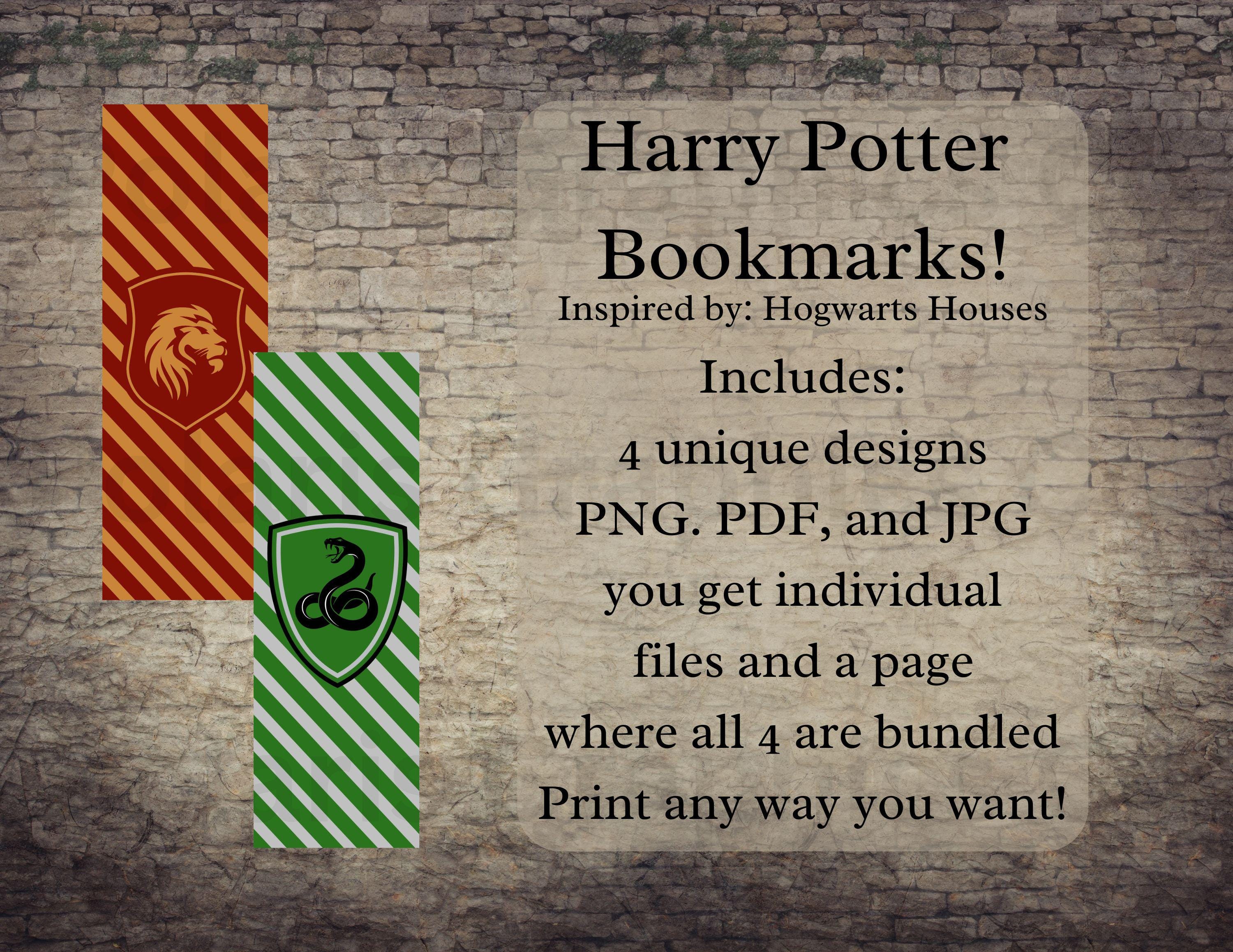 Harry Potter Bookmarks, Printable, Gryffindor, Png, Ravenclaw ...