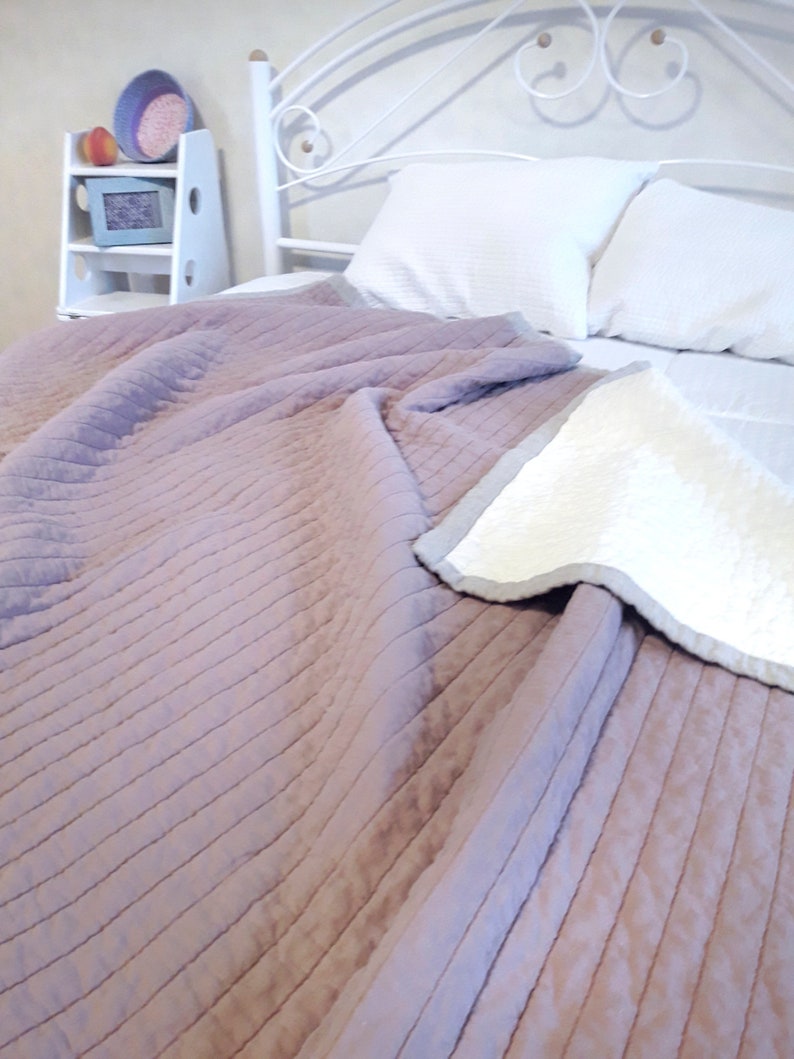 Linen WINTER Quilt Your Custom Options Colors - Etsy