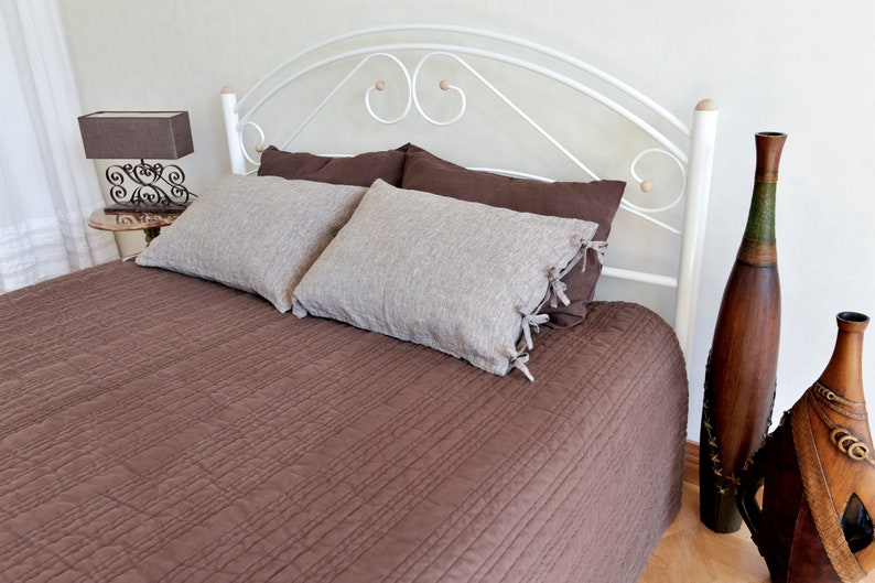 Linen WINTER Quilt Your Custom Options Colors - Etsy