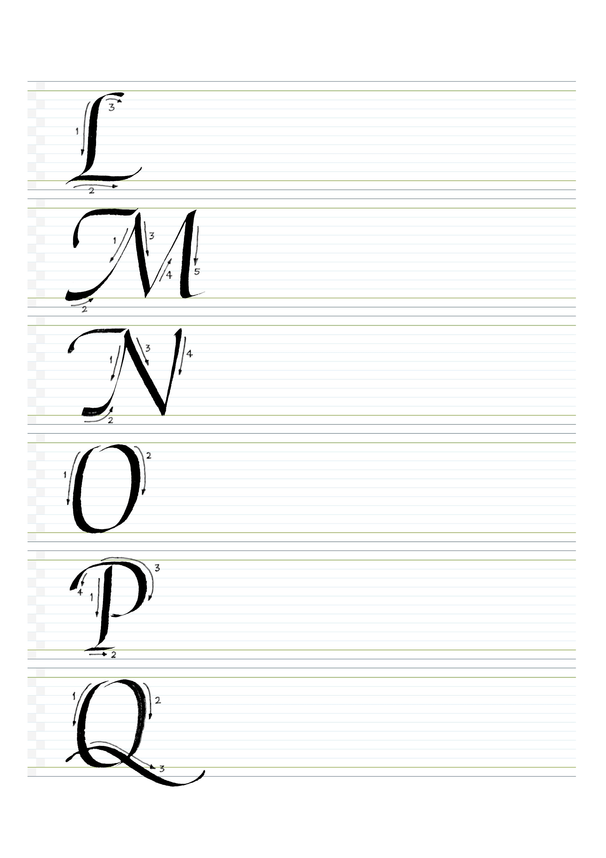 Italic Calligraphy Learning Guide - Etsy