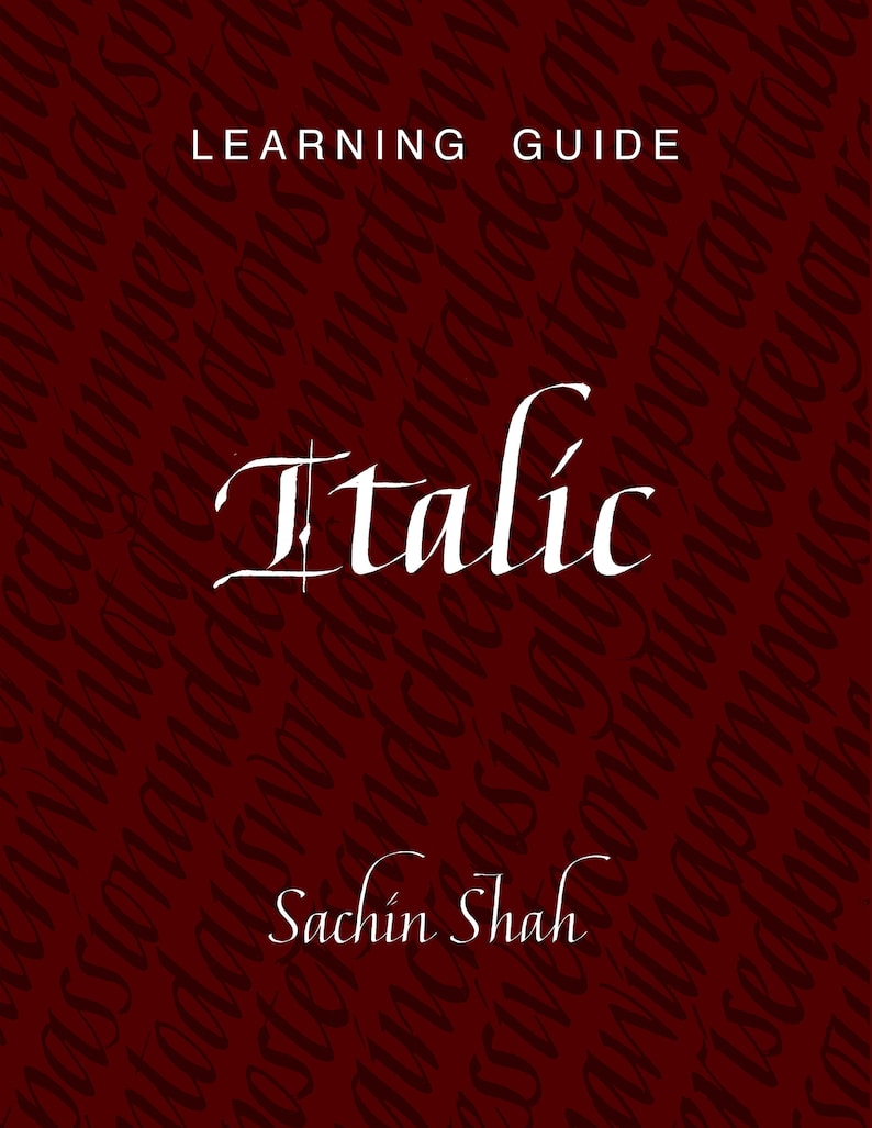 Italic Calligraphy Learning Guide - Etsy