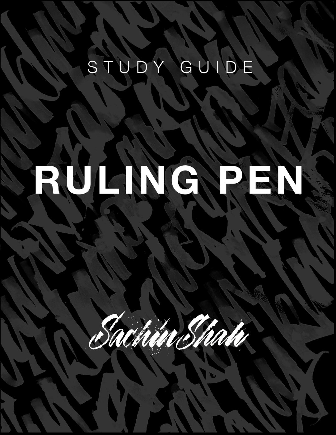 Ruling Pen Calligraphy Study and Practice Guide - Etsy