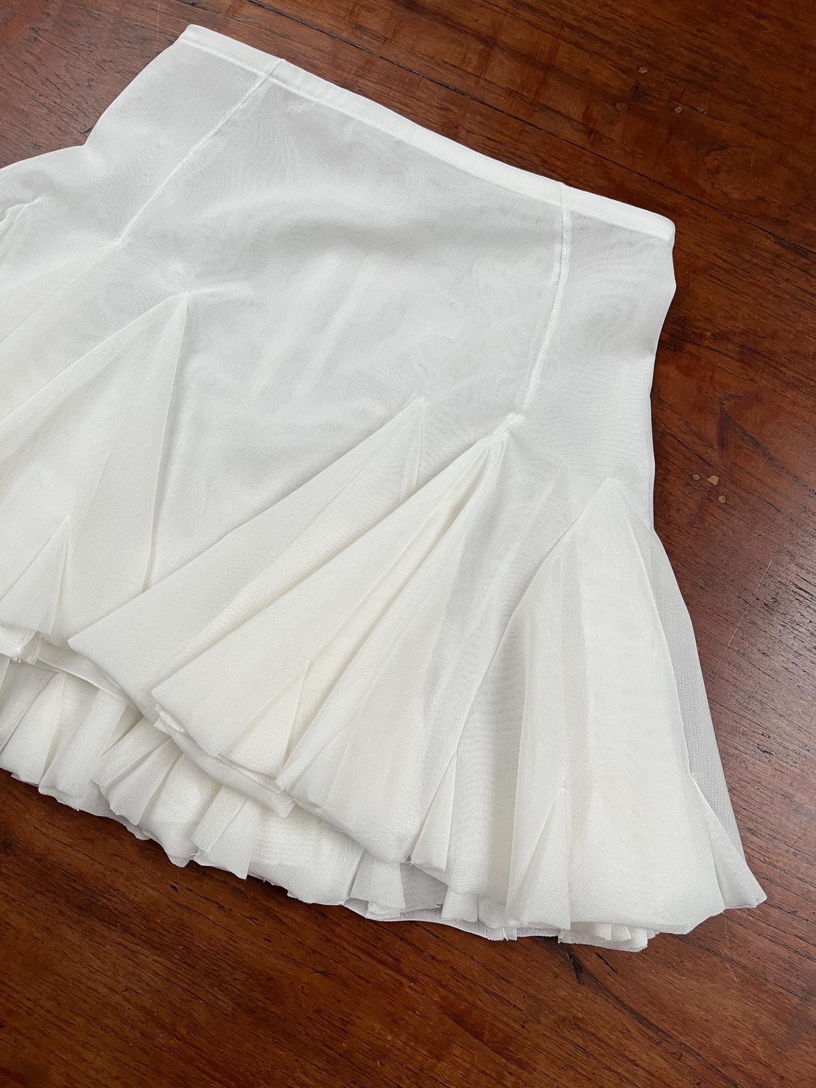 Mini Mesh Godet Skirt made to Order - Etsy