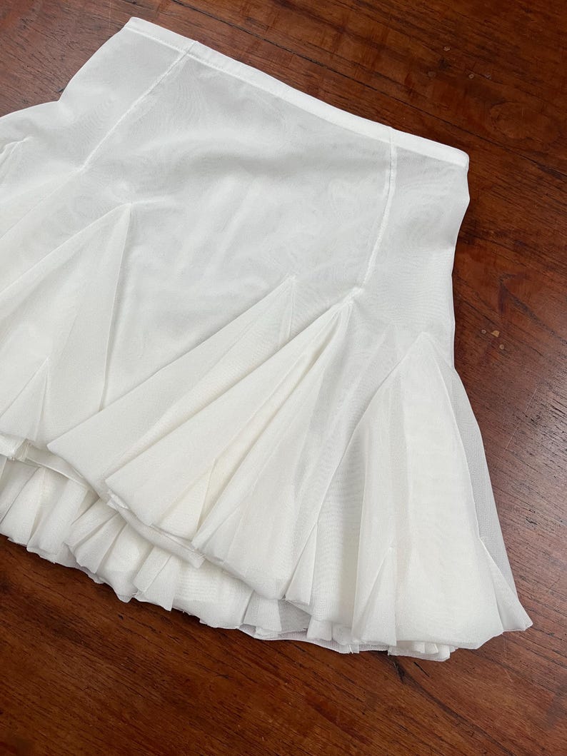Mini Mesh Godet Skirt made to Order - Etsy