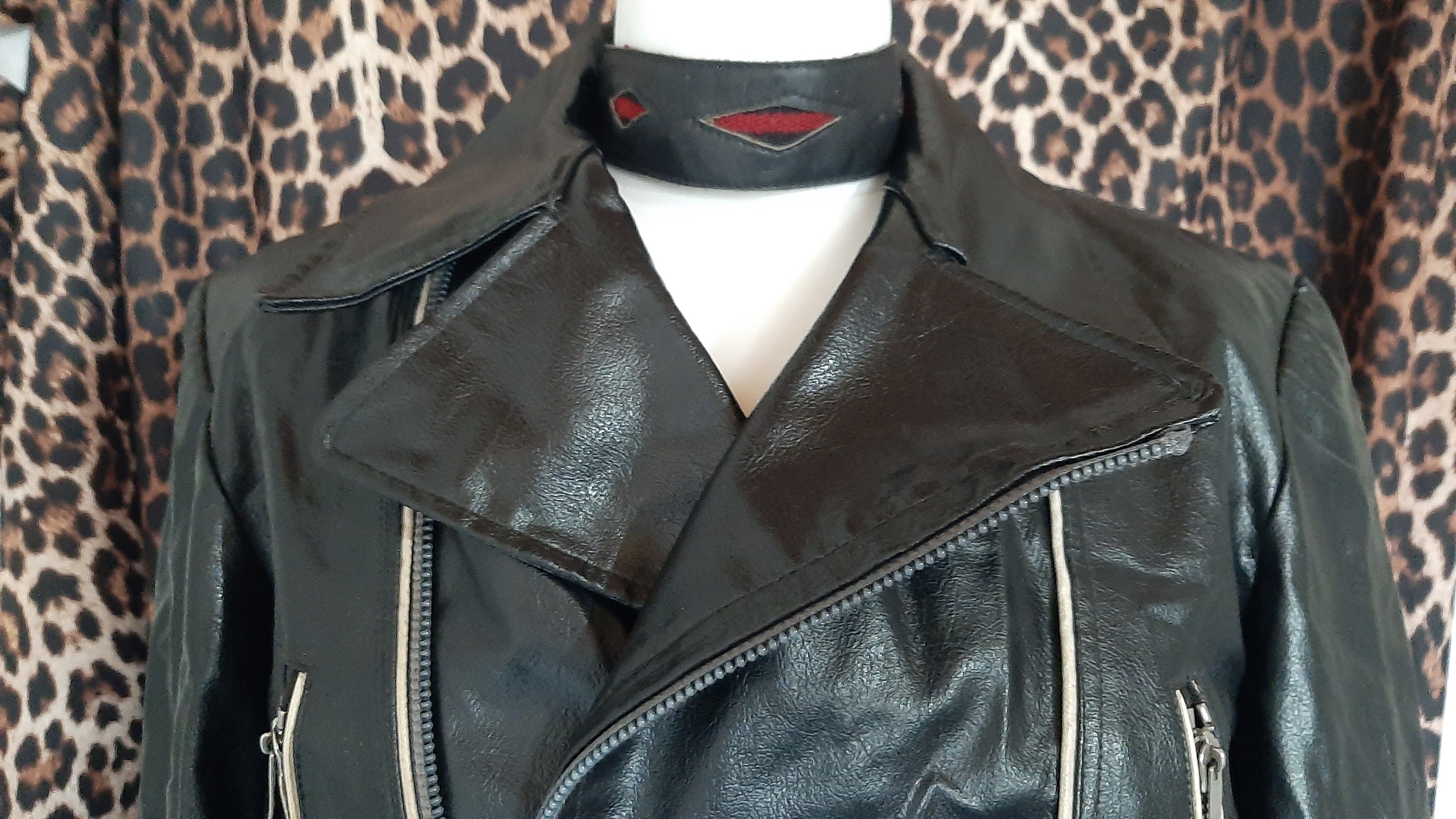 Vintage 1970's Biker Real Leather Womens Jacket - Etsy