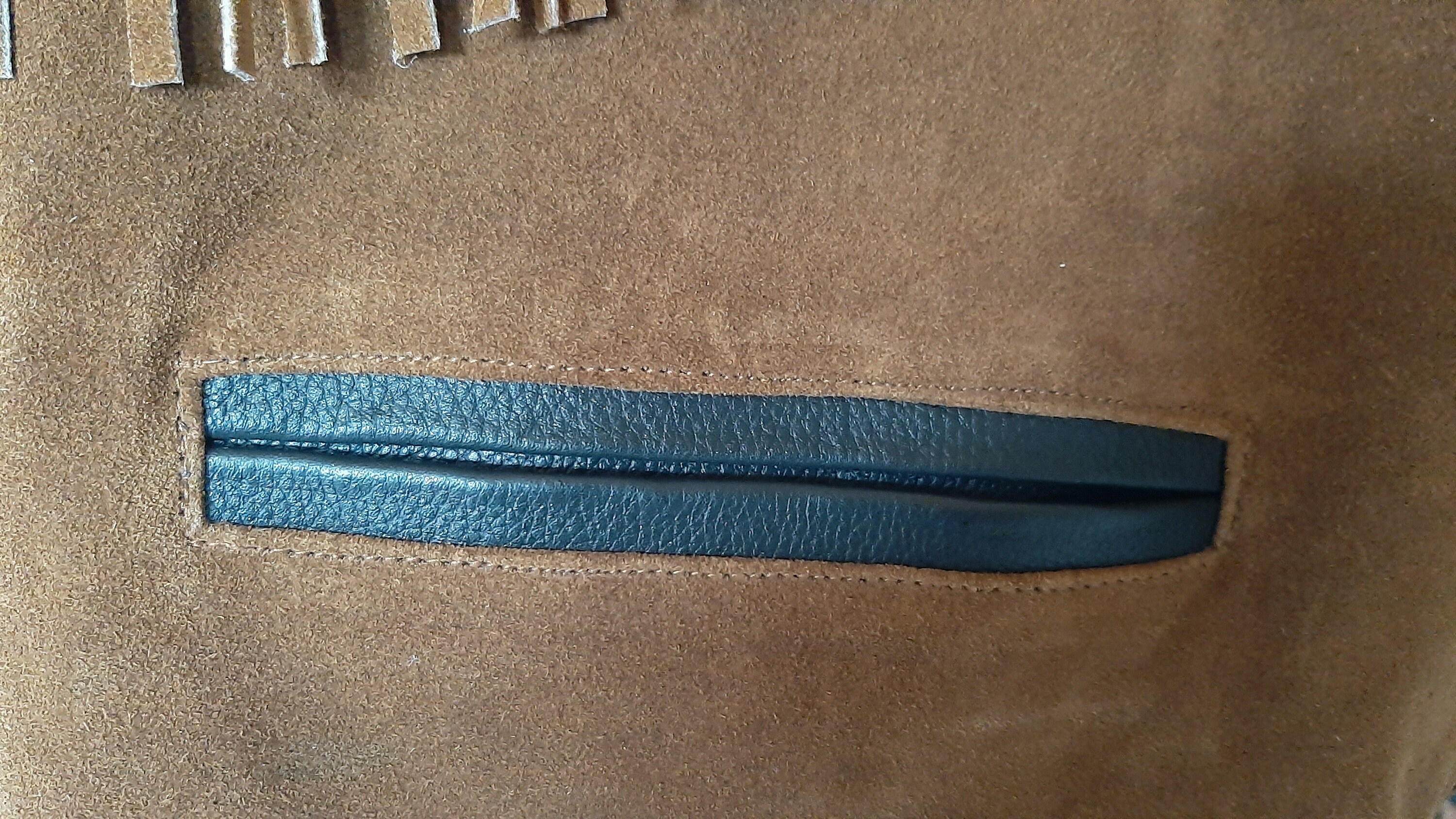 Vintage Real Leather Suede Fringe Waistcoat - Etsy