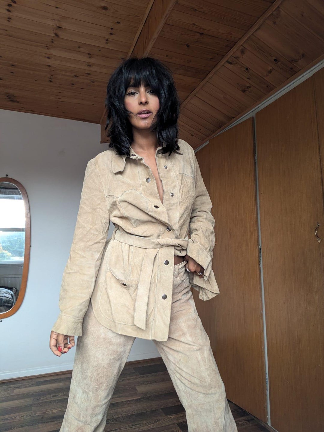 Vintage 1970s Suede Jacket - Etsy