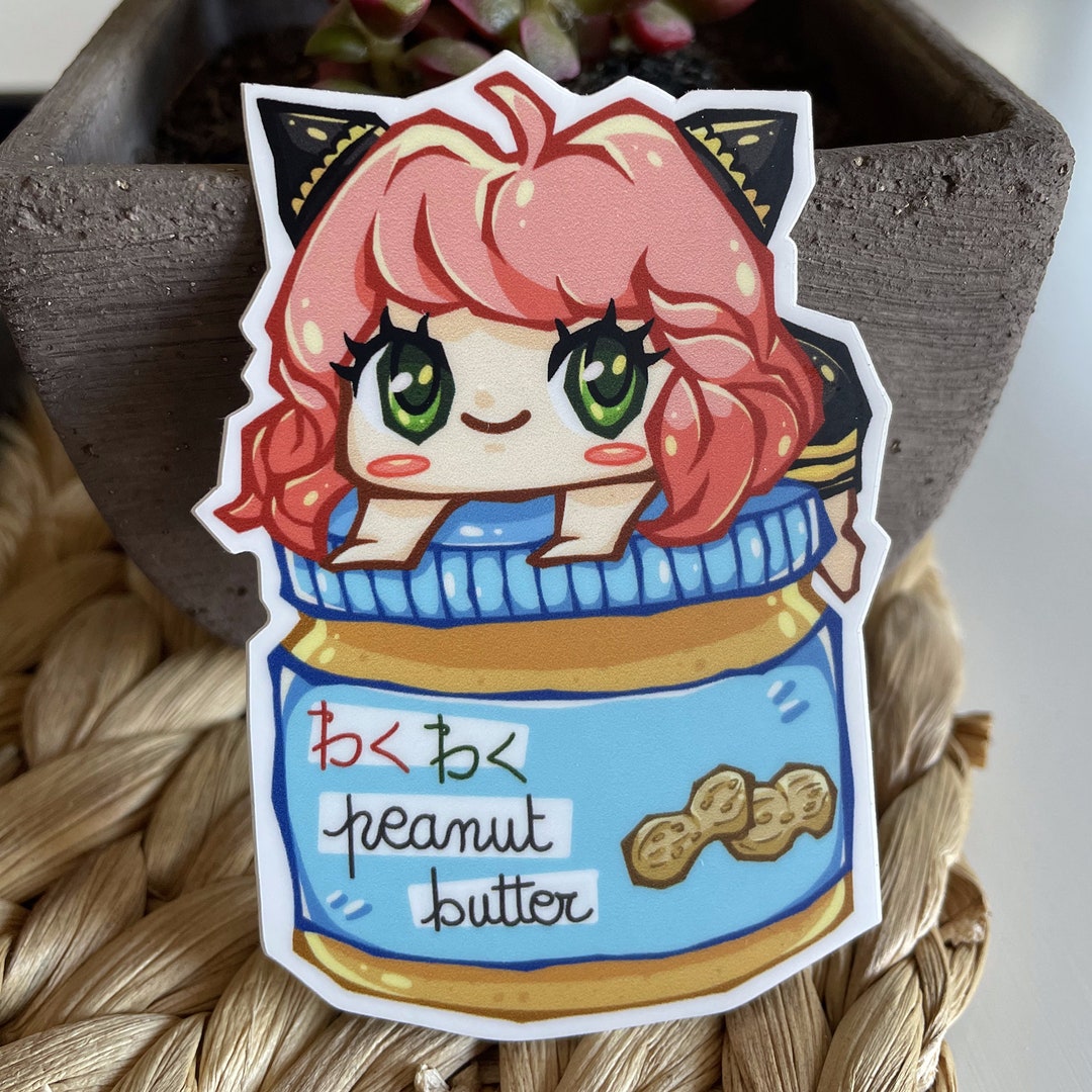 Anya Sticker : Peanut Butter - Etsy