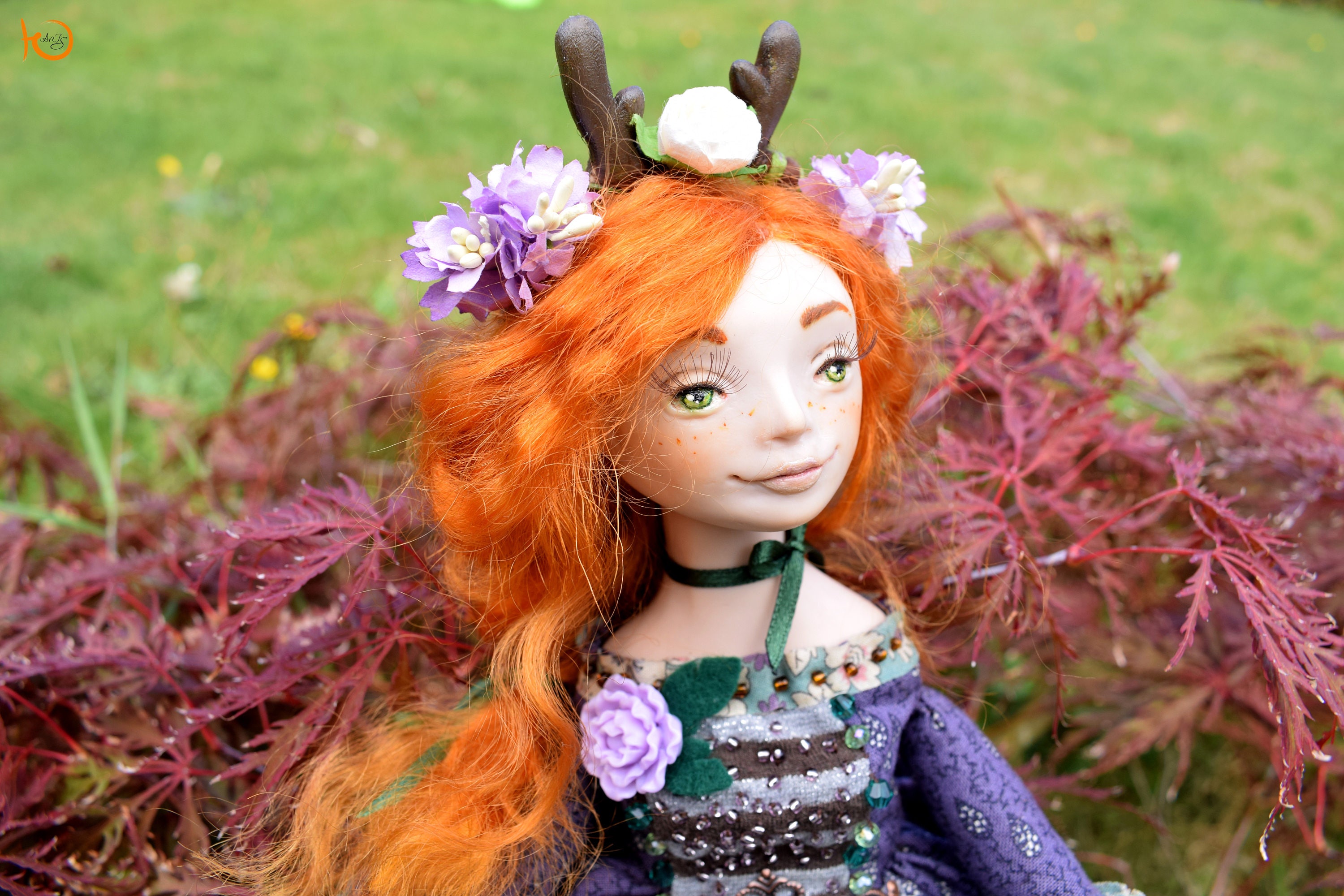 Fawn Girl Fantasy Elf Collectible Doll on Polymer Clay, Melissa - Etsy
