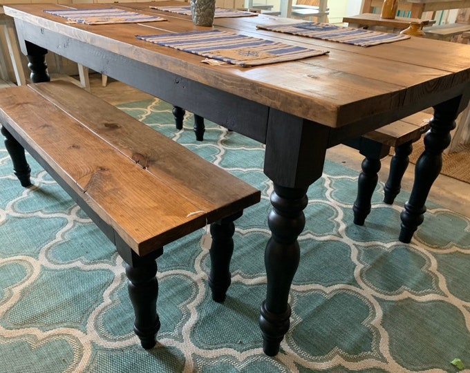 Turned Leg Tables - Curbside Treasures LLC