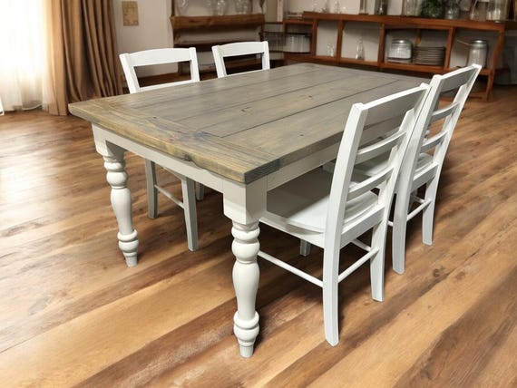 Classic farmhouse dining table store