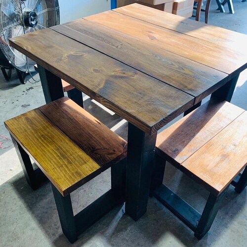 Farmhouse Dining Table Set - Etsy