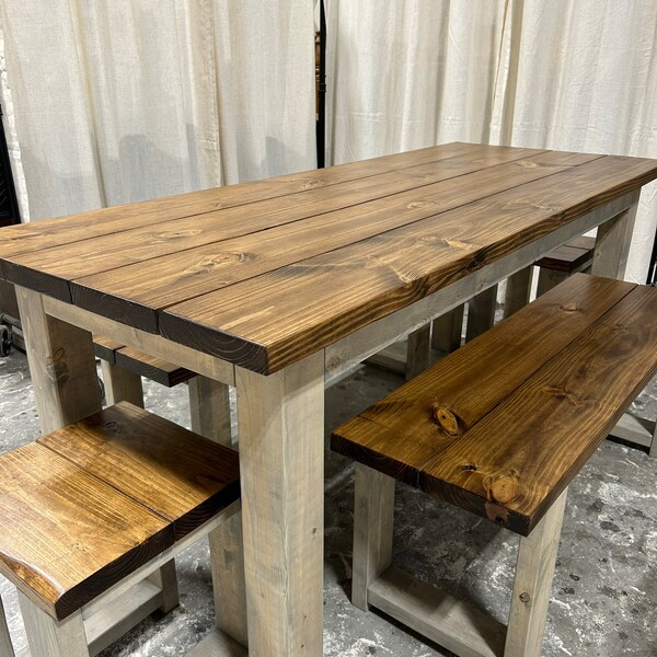 Rustic Table - Etsy