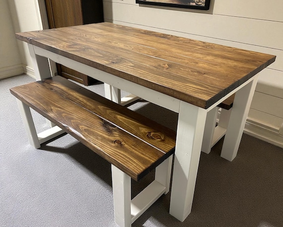 Short Narrow Farmhouse Table