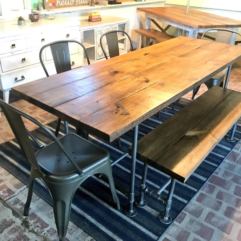 Rustic Industrial Tables - Etsy