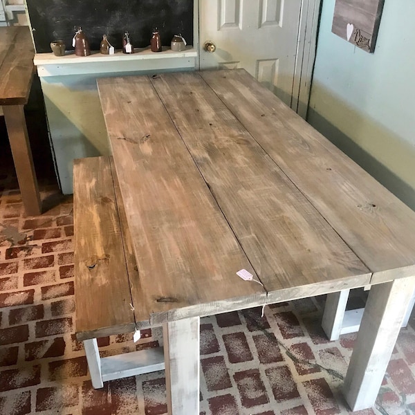 Rustic Dining Table - Etsy